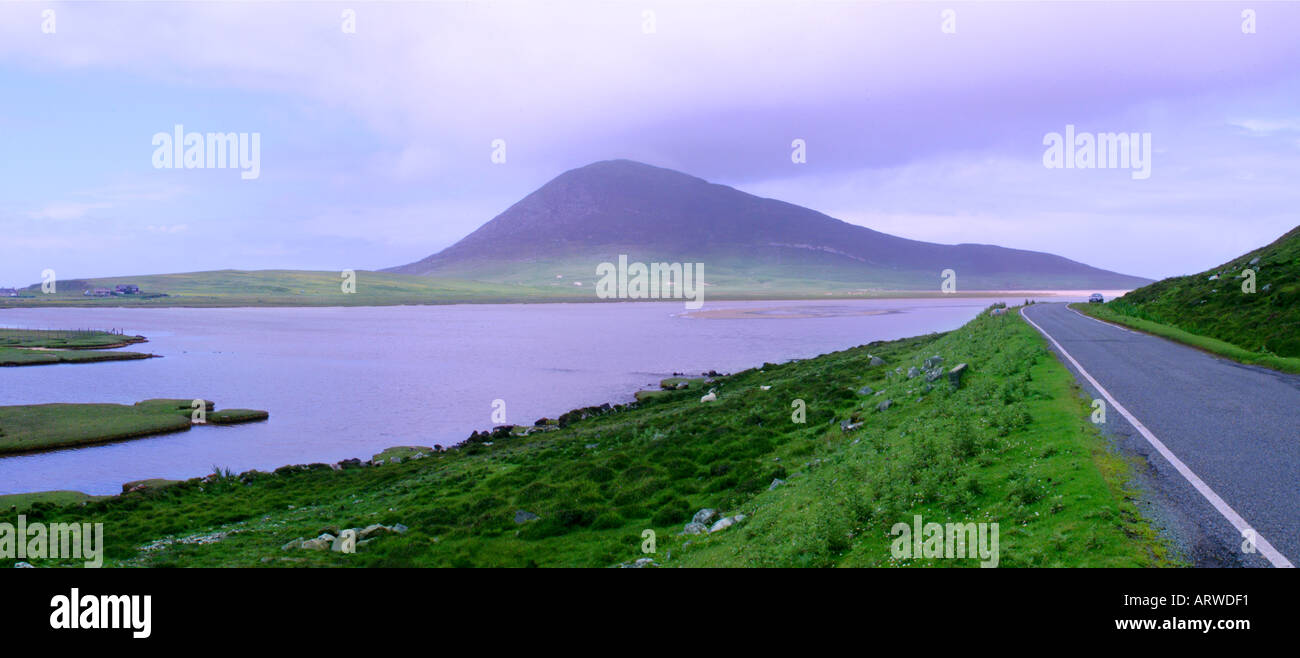 Sound of Taransay Isle of Harris island Outer Hebrides Scotland UK ...