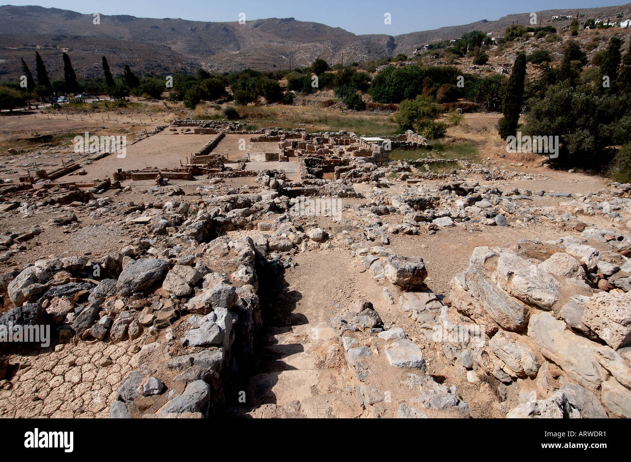 Crete the ancient palace of Kato Zakros Stock Photo - Alamy