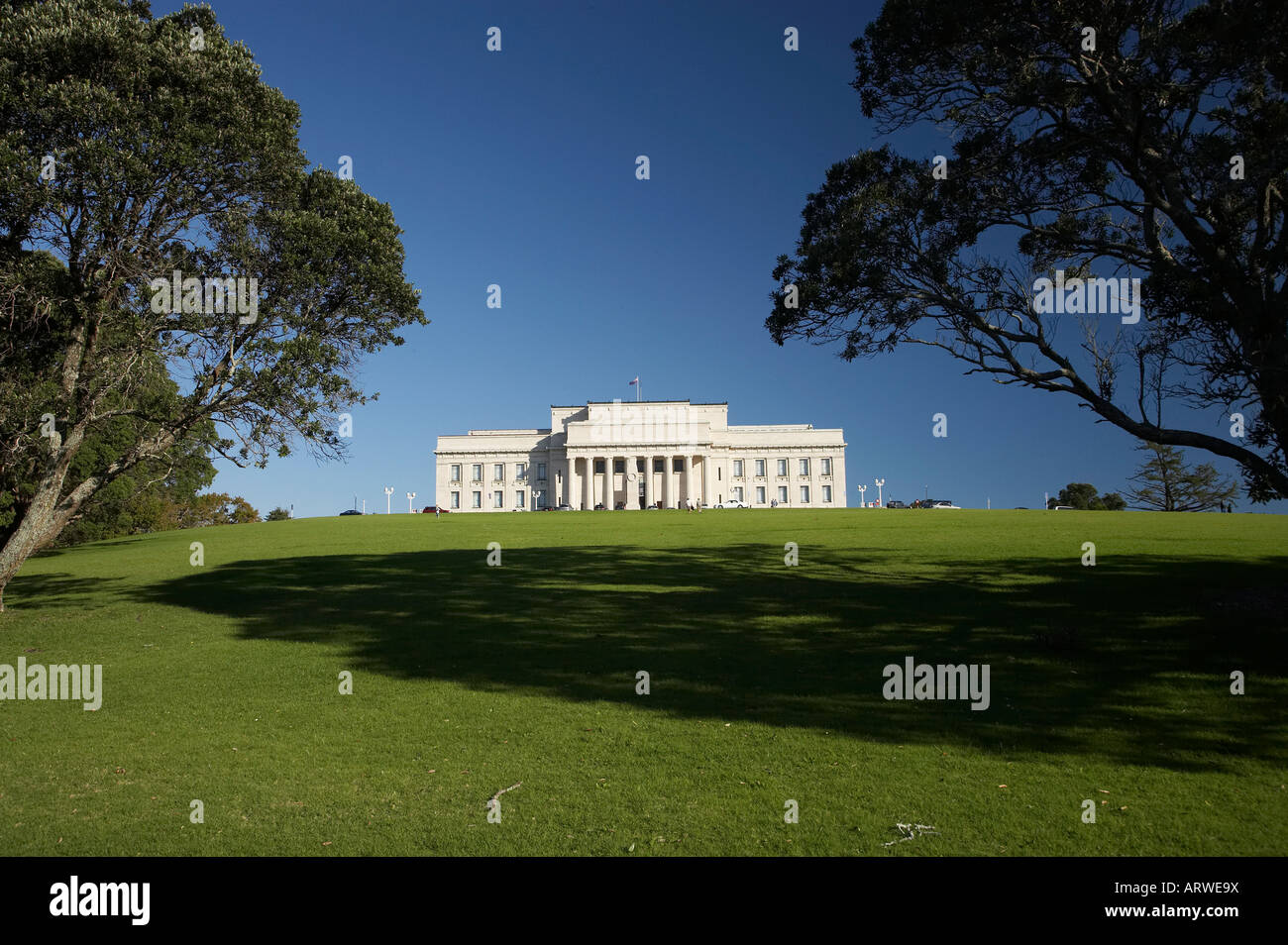 Auckland Museum Auckland Domain Auckland North Island New Zealand Stock ...