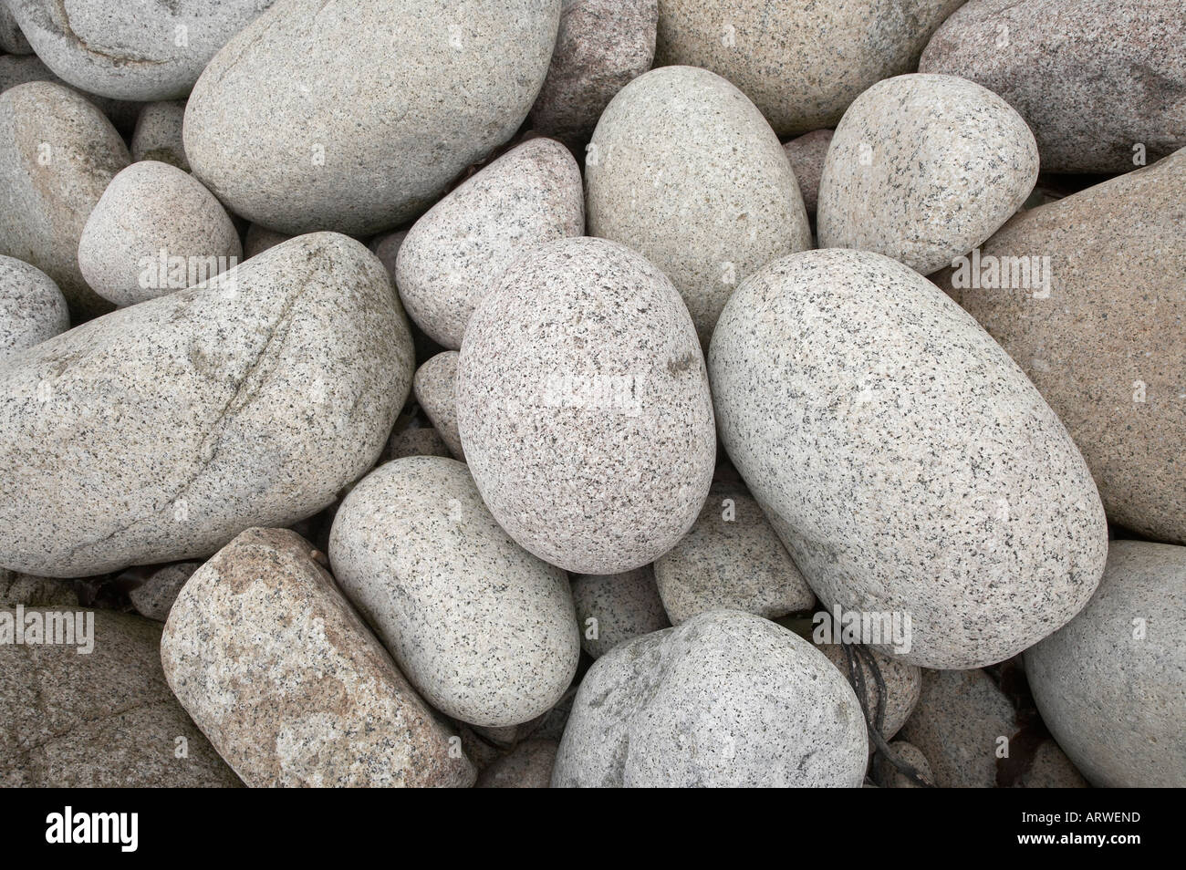 Granite Rocks and Boulders at Porth Nanven near St Just Cornwall ...
