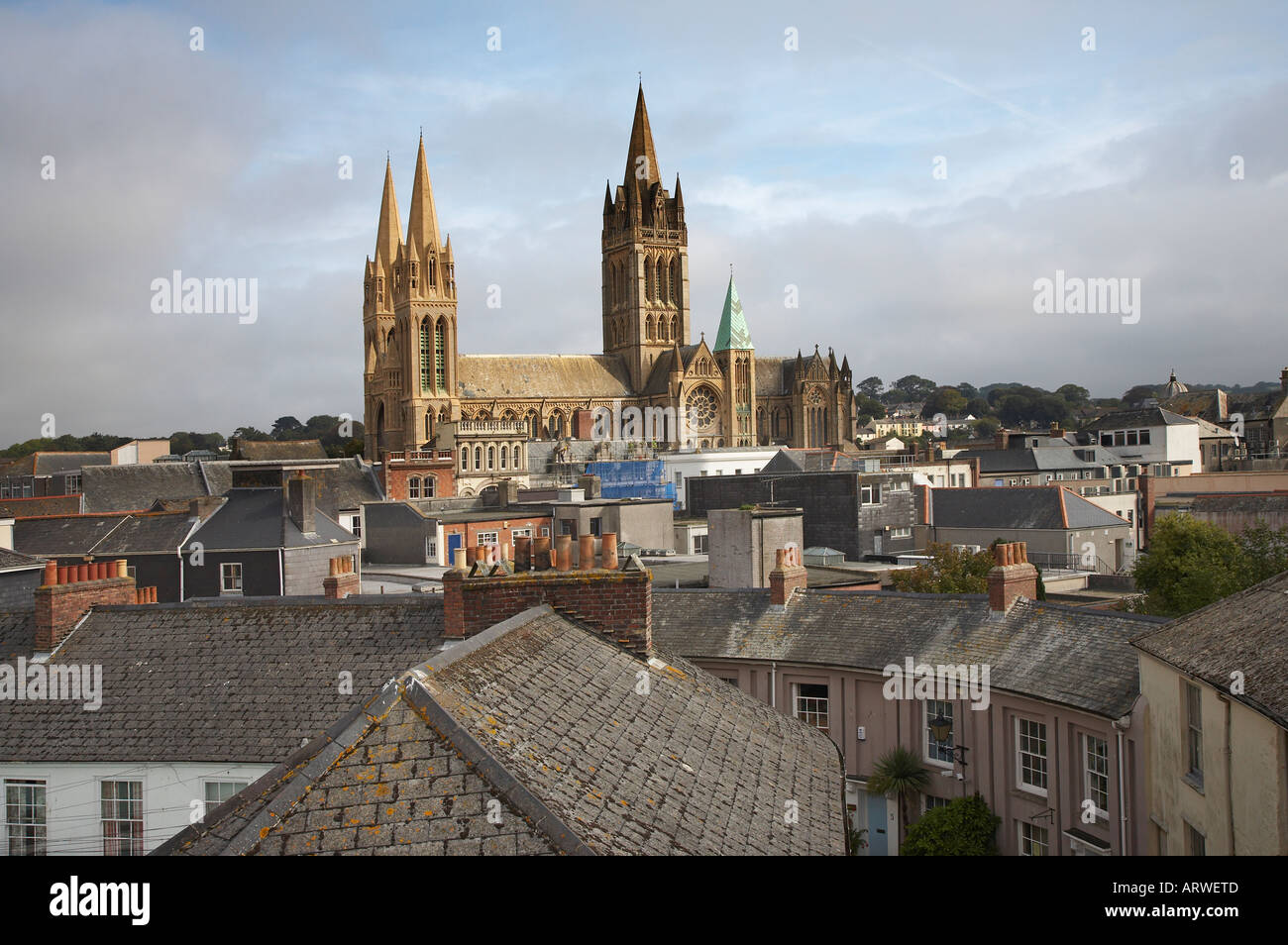 Truro Cathedral Truro Cornwall Stock Photo - Alamy