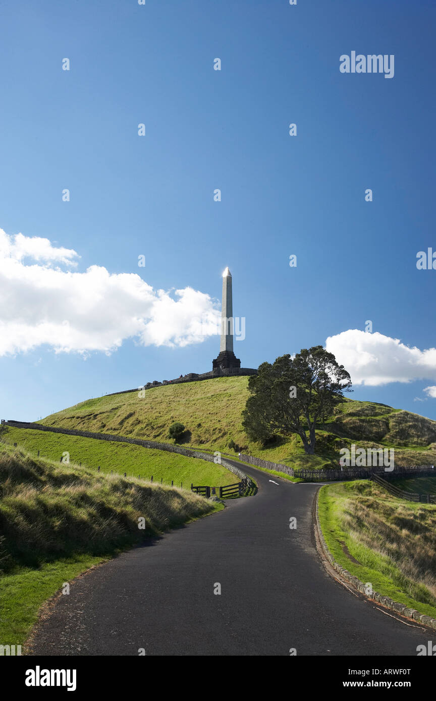 Obelisk One Tree Hill Auckland North Island New Zealand Stock Photo - Alamy