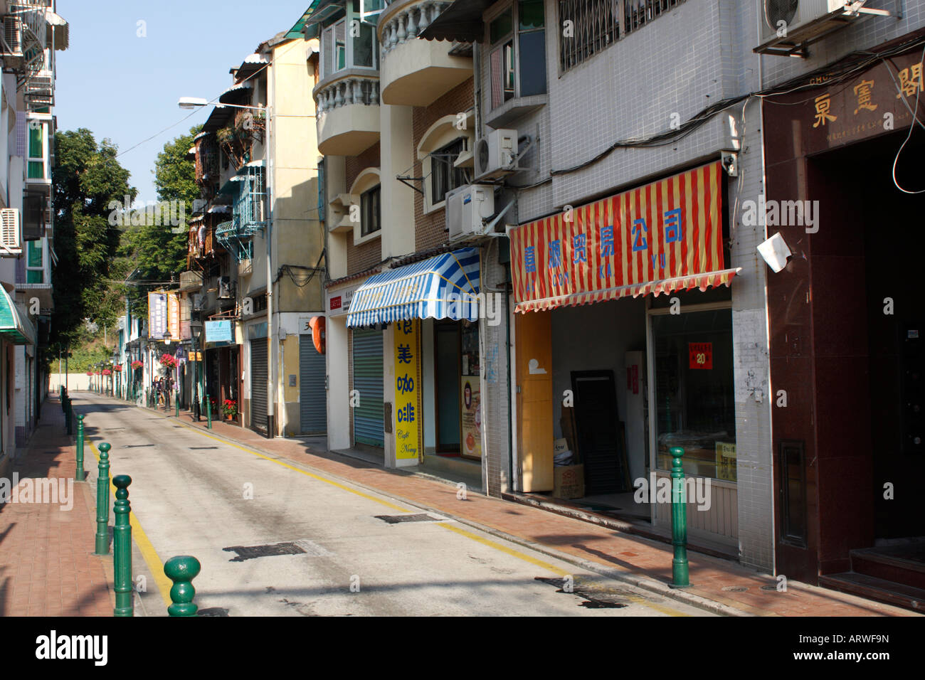 Street on Taipa Island, Macau South China Stock Photo - Alamy