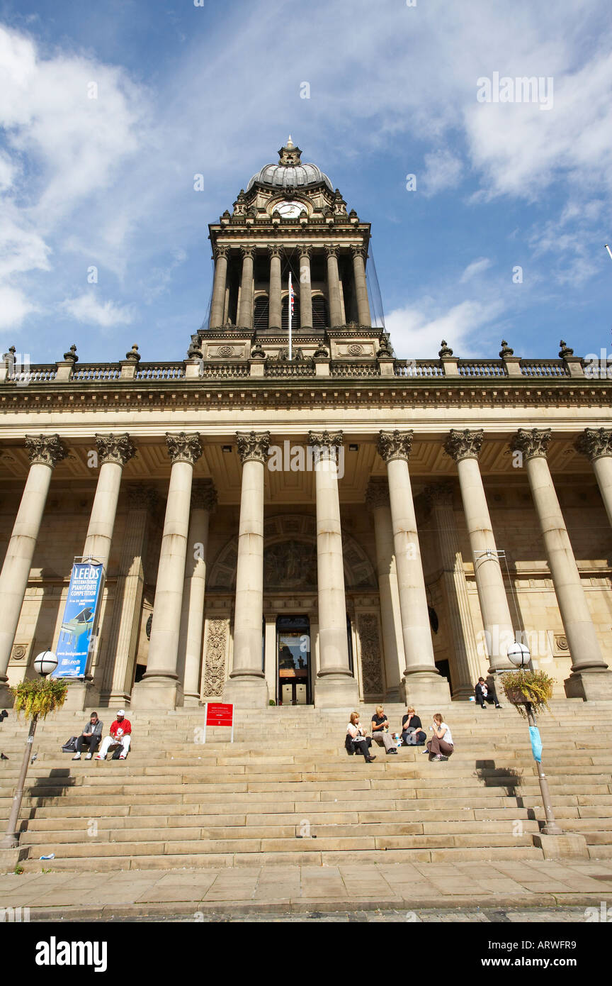 Leeds Town Hall The Headrow Leeds City Centre West Yorkshire England ...