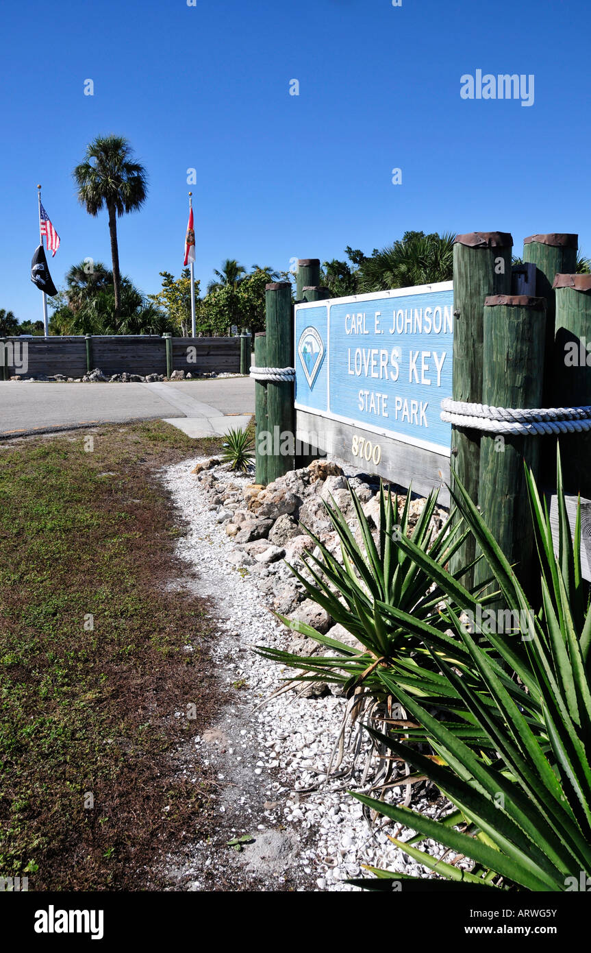 Lovers Key State Park Recreation Area Bonita Springs Florida Stock ...