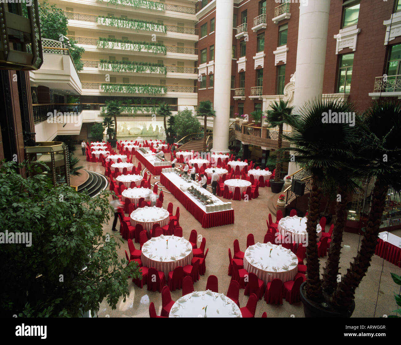 Buffet table in the Grand Hotel Beijing, China Stock Photo - Alamy