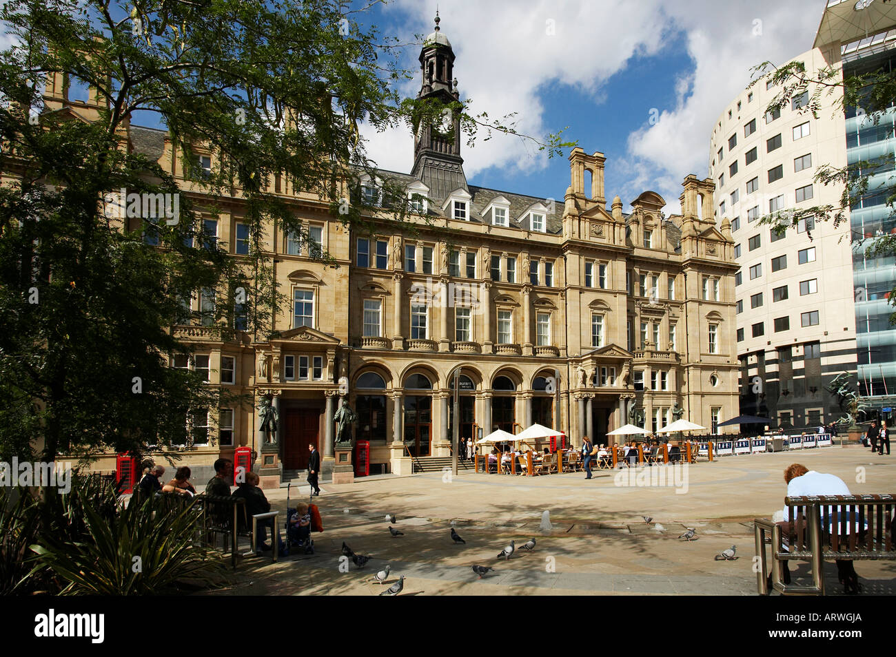 City Square Leeds City Centre West Yorkshire England Stock Photo - Alamy
