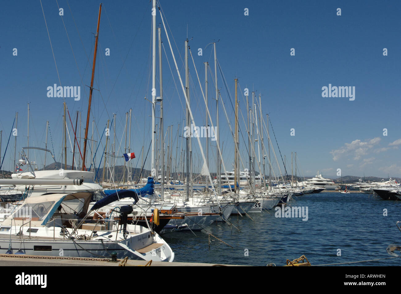 Port in St Tropez Stock Photo - Alamy