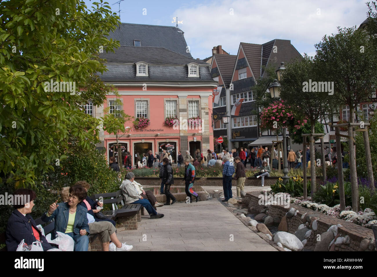 Ahrweiler - town in Rhineland Palatinate Eifel Bad Neuenahr Germany ...
