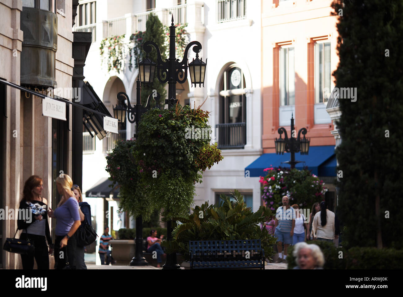 Via Rodeo Shops off of Rodeo Drive Beverly Hills, Los Angeles County ...