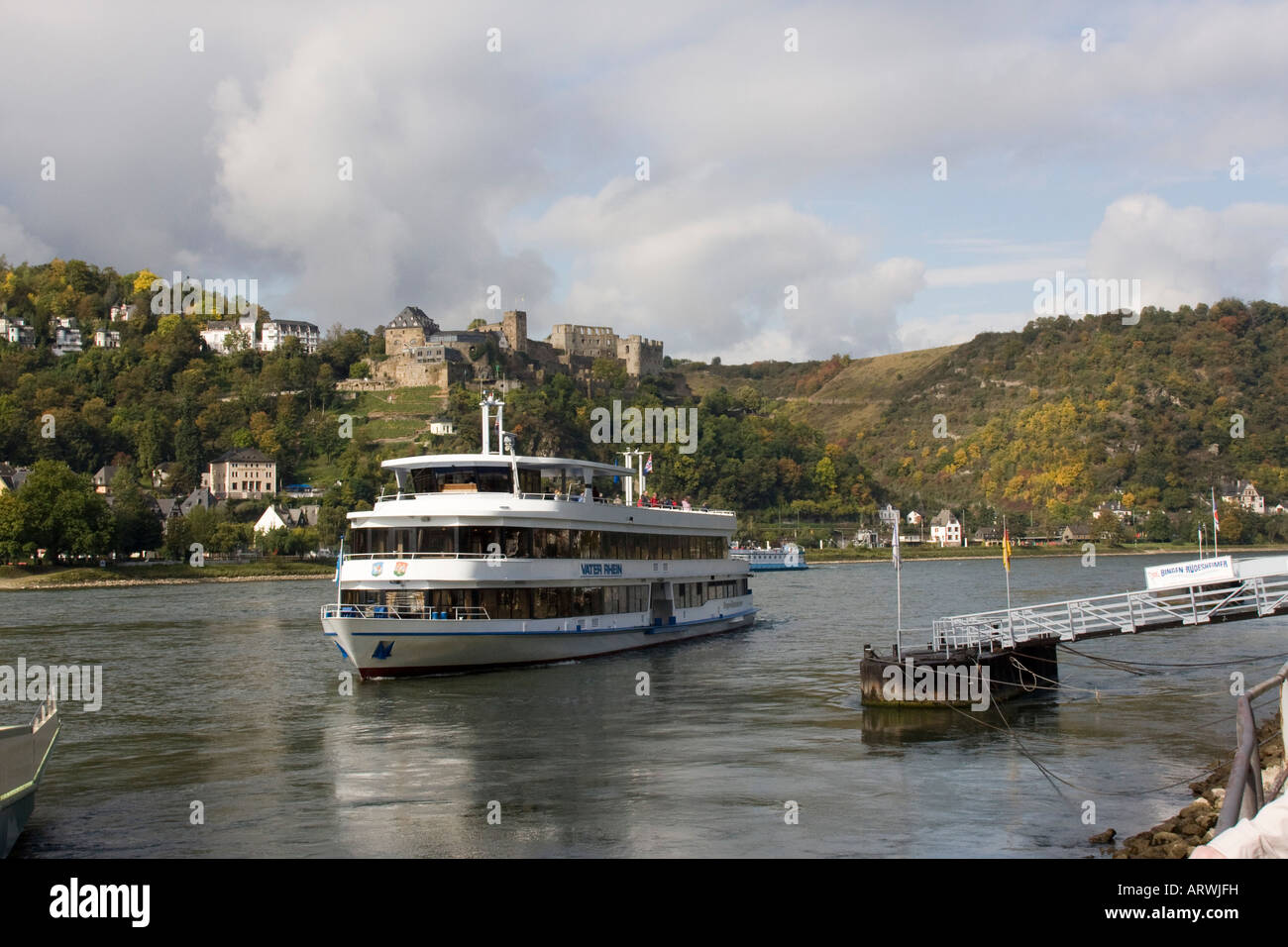 Boat on the rhine hi-res stock photography and images - Alamy