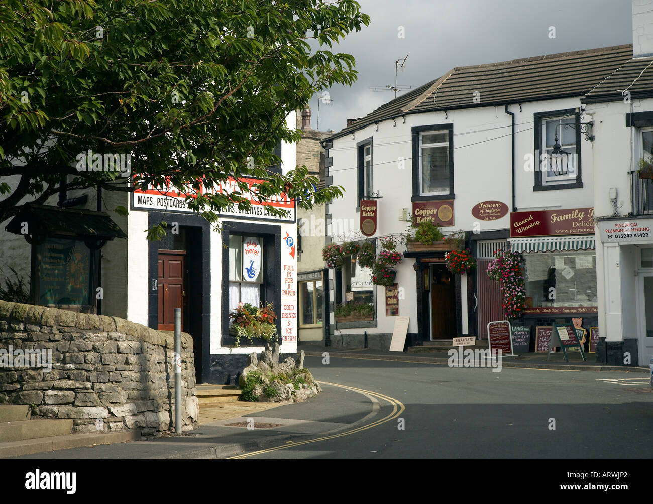 Main Street Ingleton Yorkshire Dales between the three peaks North ...
