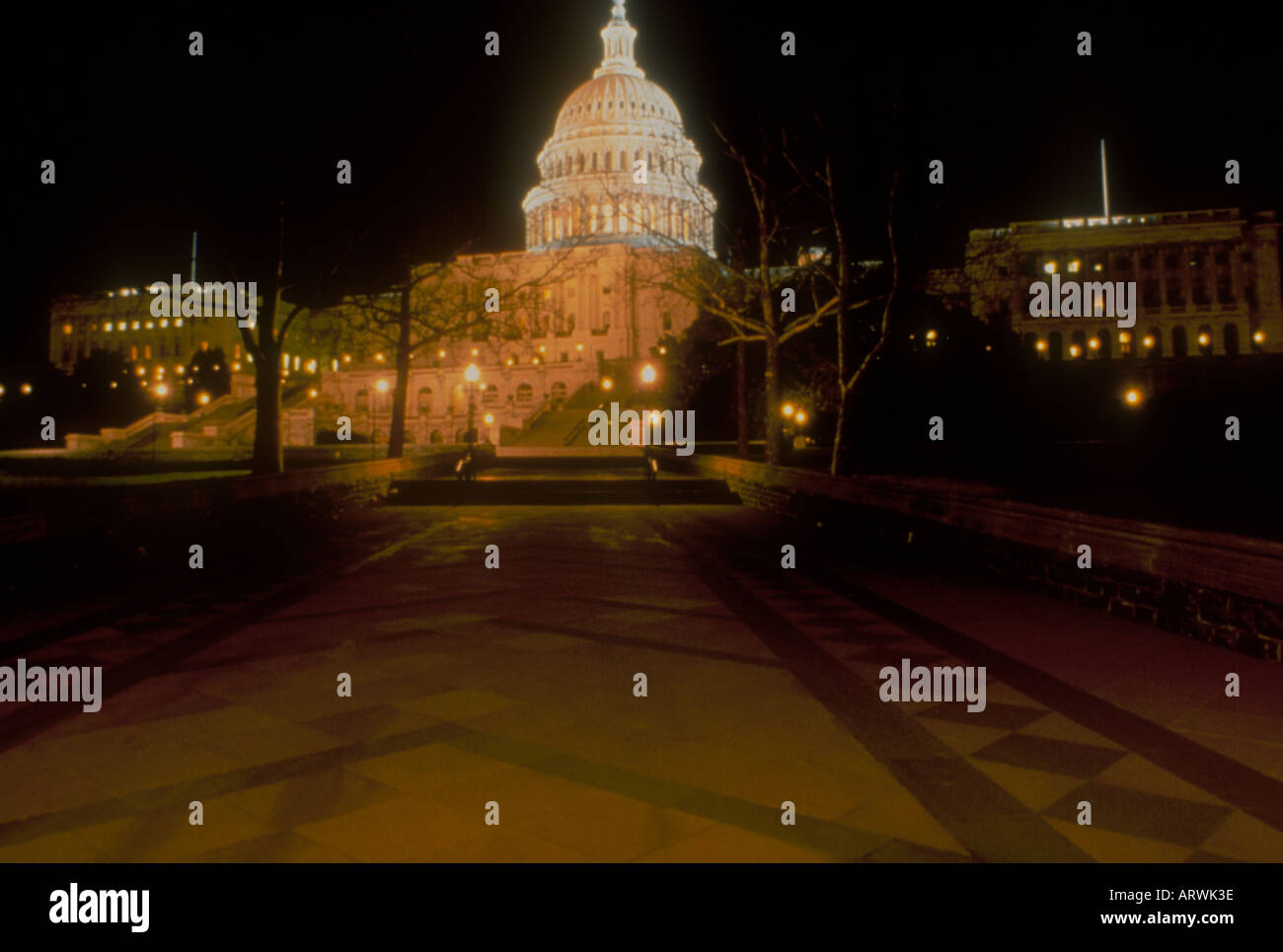 Washington dc capitol night hi-res stock photography and images - Alamy