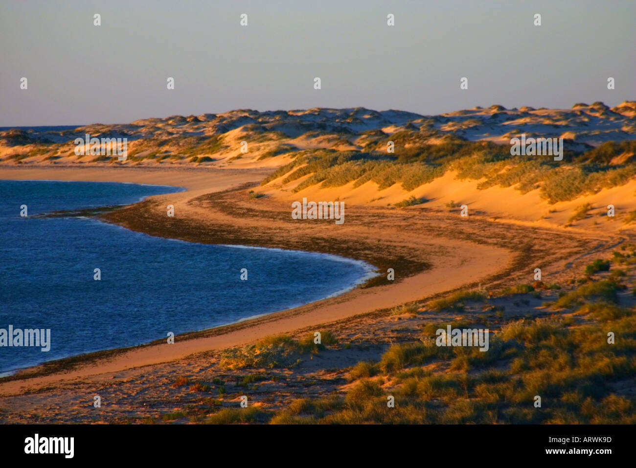 Sand Dunes near Ningaloo Reef in Cape Range National Park on North West ...