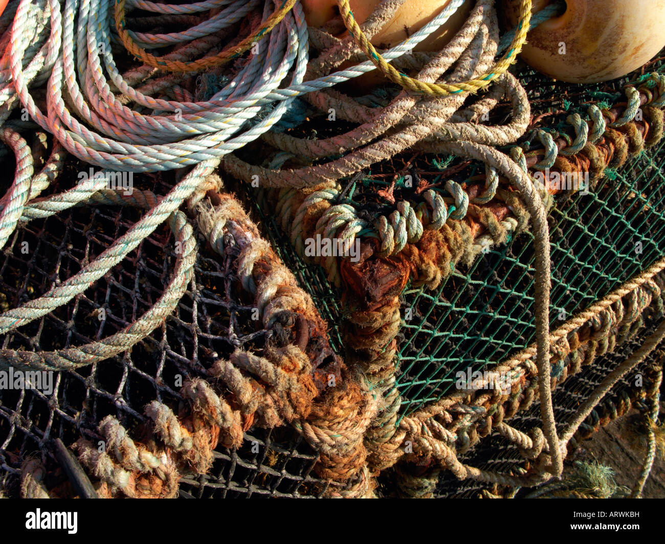 Fishing net trawler sea hi-res stock photography and images - Alamy
