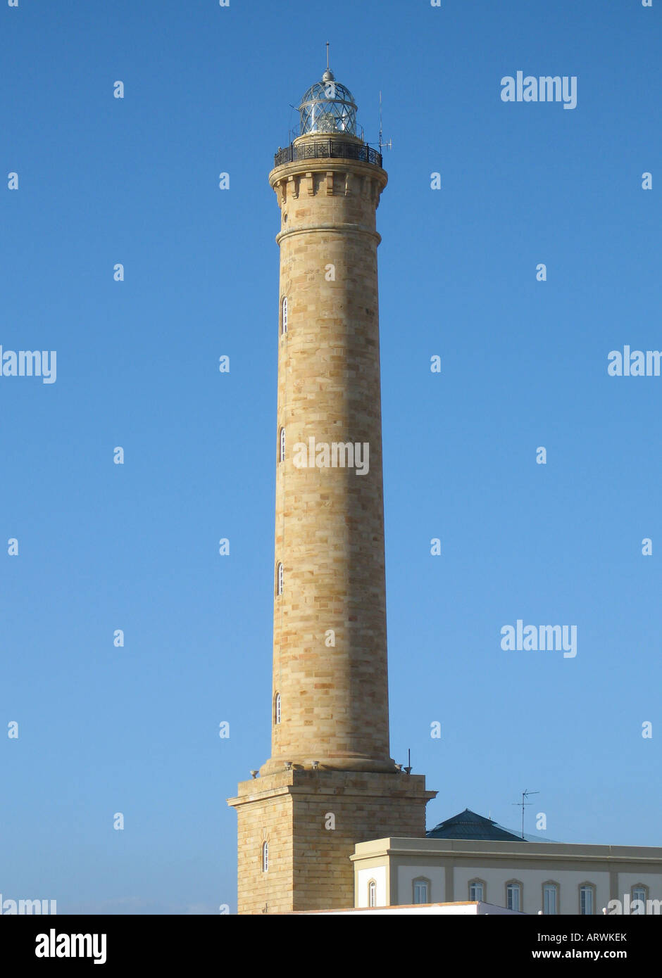 Chipiona Lighthouse Andalucia Spain - Tallest Lighthouse in Spain Stock ...