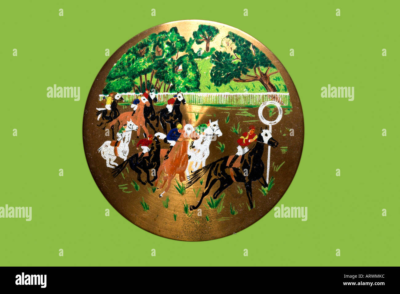 Vintage Racing Compact By Stratton Stock Photo - Alamy