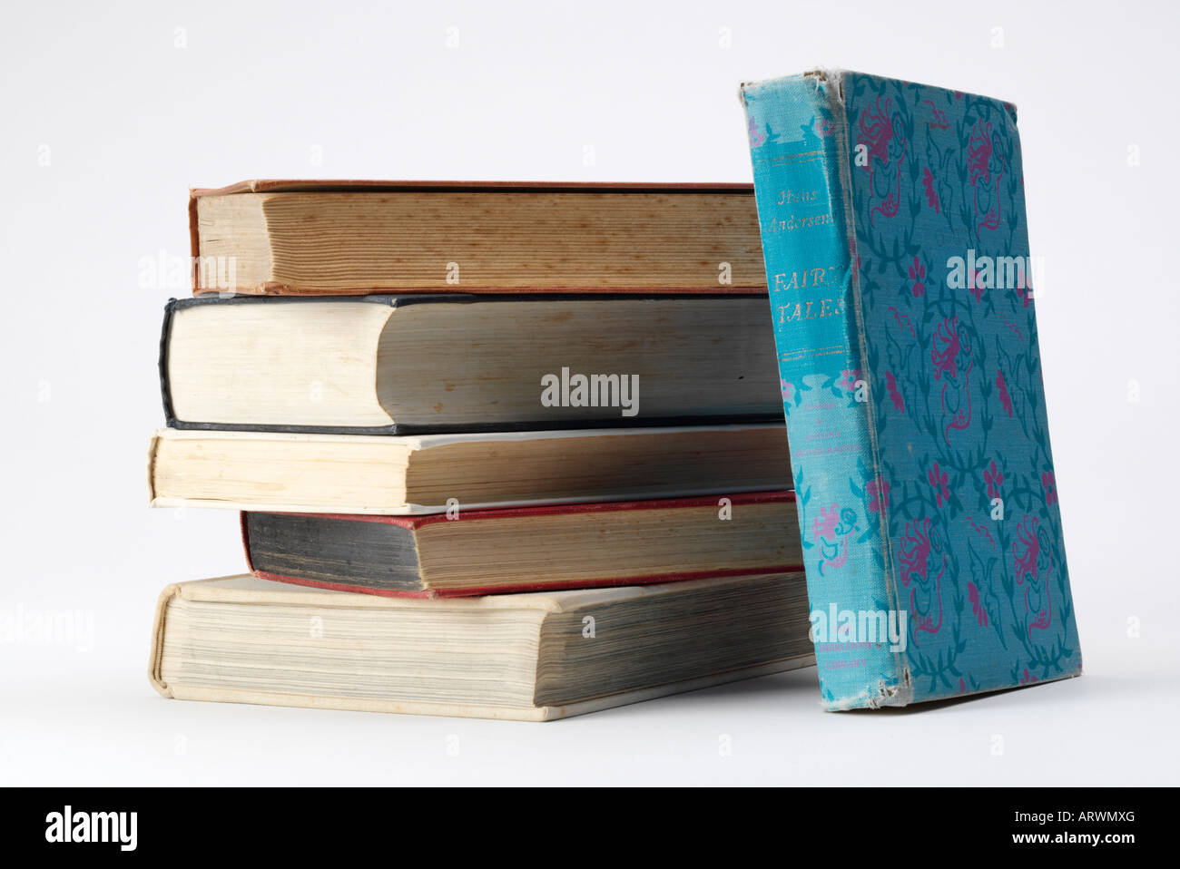 Stack of books Stock Photo - Alamy