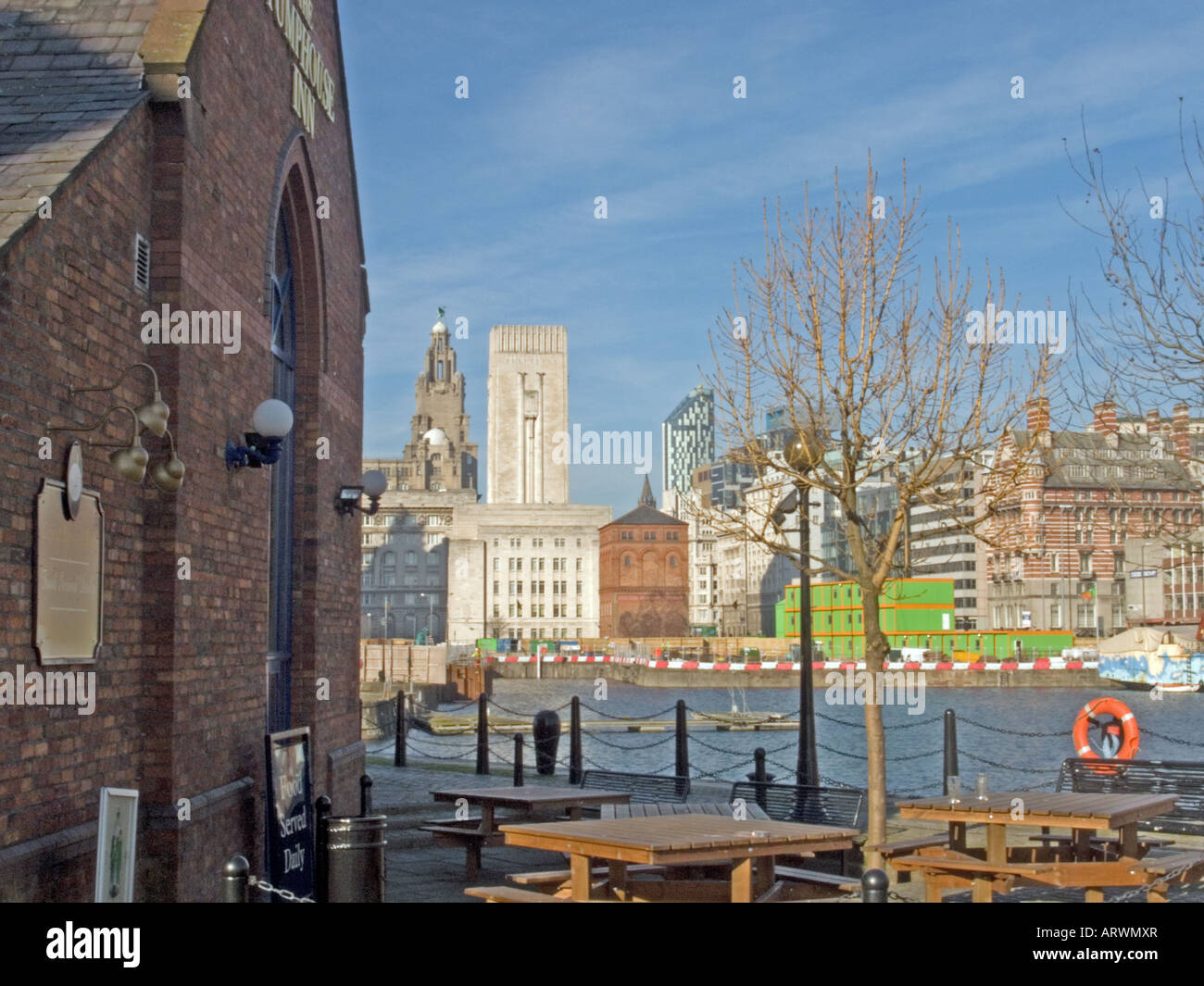The Pumping House, Public House, Canning Dock, Liverpool Stock Photo ...