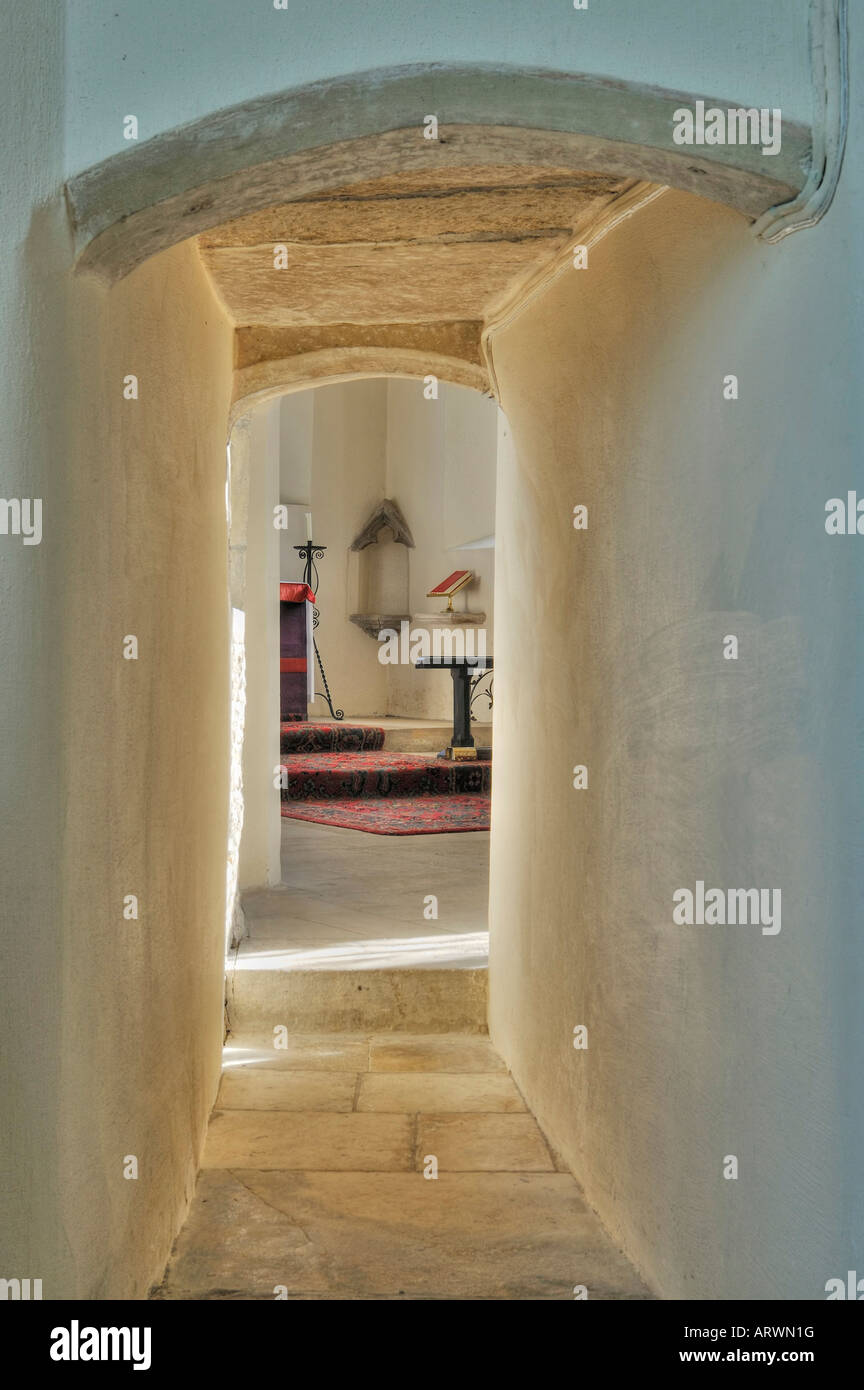 Squint Passage to Chancel St Marys Norman Church Beverston ...