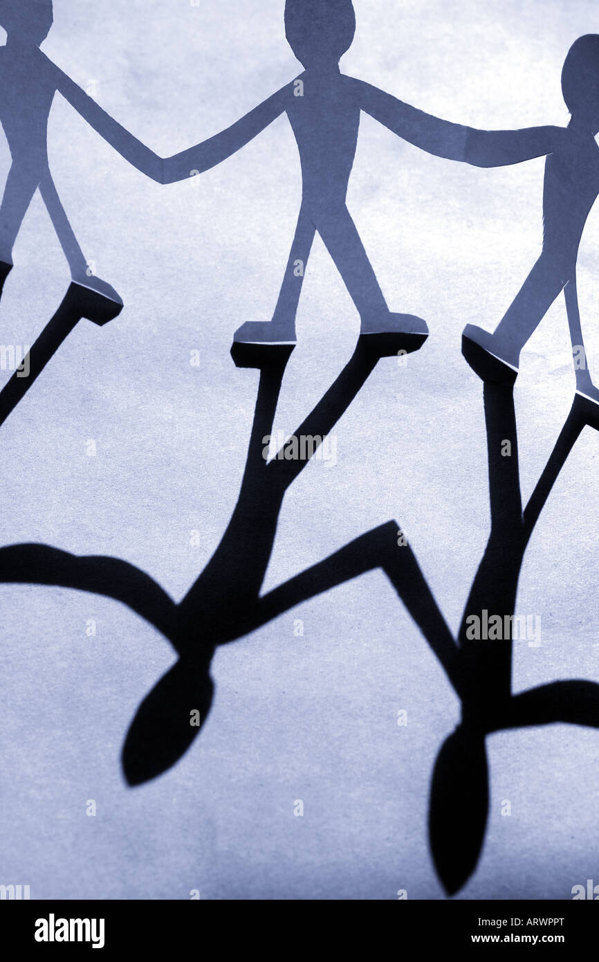 Many different paper human hi-res stock photography and images - Alamy