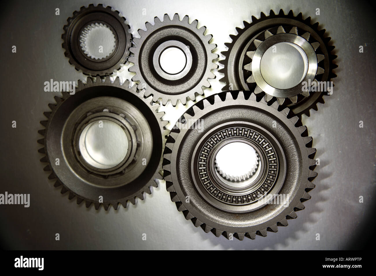 Meshing cogs gears gearing hi-res stock photography and images - Alamy