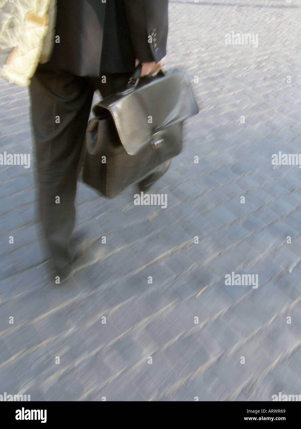 commuter on his way home Stock Photo - Alamy