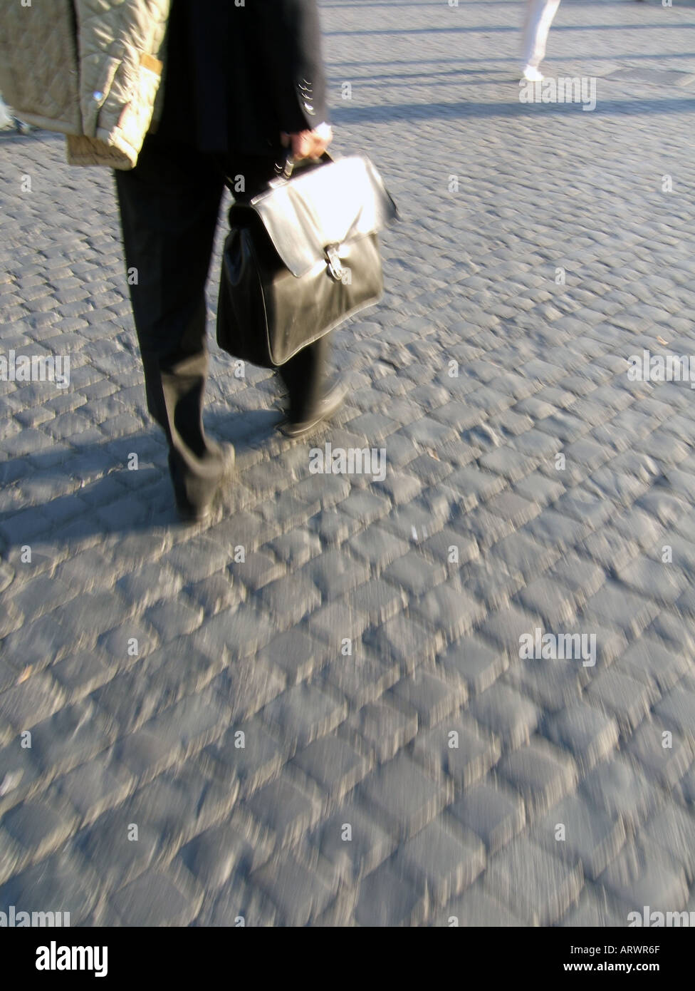 commuter on his way home Stock Photo - Alamy
