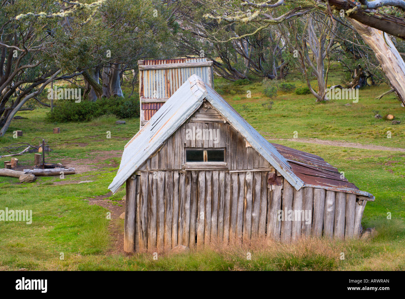 Wallaces Hut, an historic cattlemen's hut on the Victorian High Plains ...
