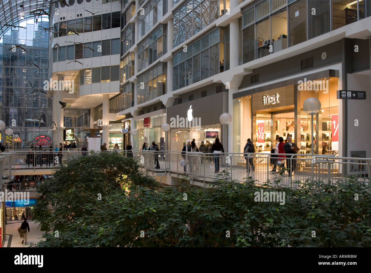 Eaton Centre Shopping Mall - Toronto - Ontario Stock Photo - Alamy
