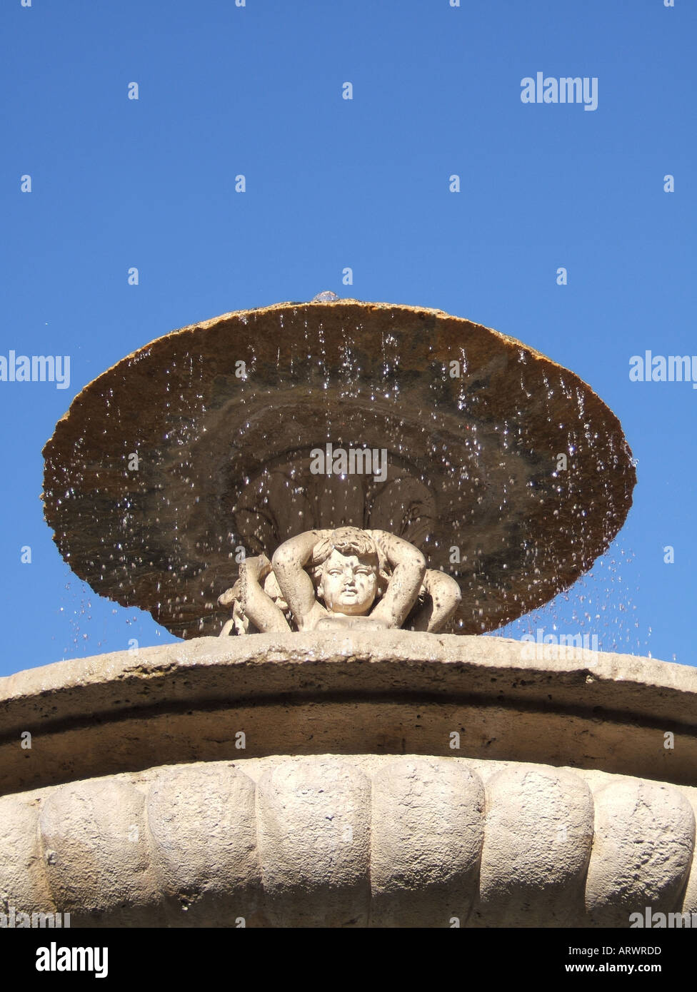 fountain in piazza mastai, trastevere, rome Stock Photo - Alamy
