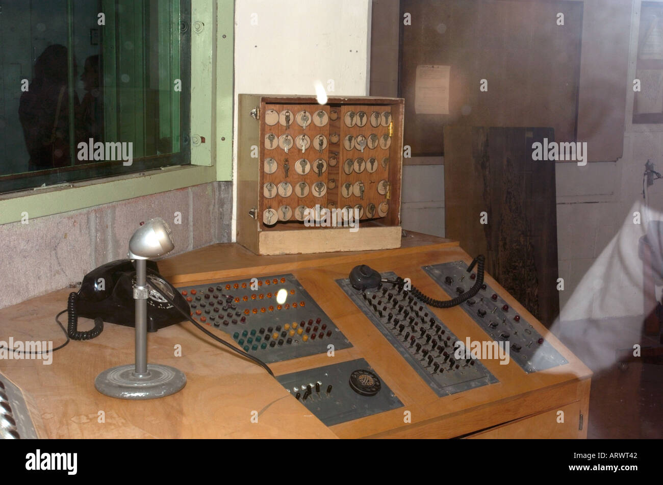 Control center, Alcatraz Penitentiary, Alcatraz Island, San Francisco ...