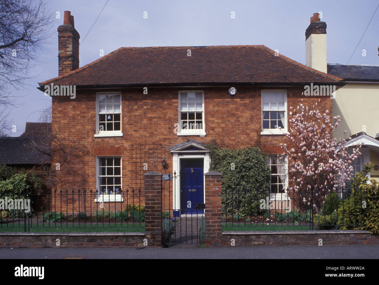 Small Square Brick Home