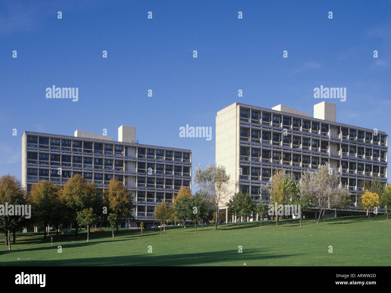 Alton Estate West Roehampton London Post war modernist flats built by ...
