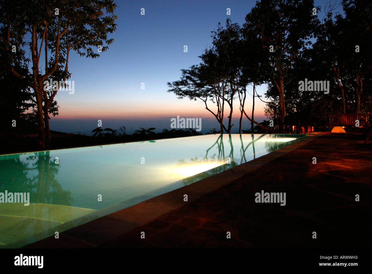 Pool at the Mount Popa Resort, Mount Popa, Burma, (Myanmar Stock Photo ...