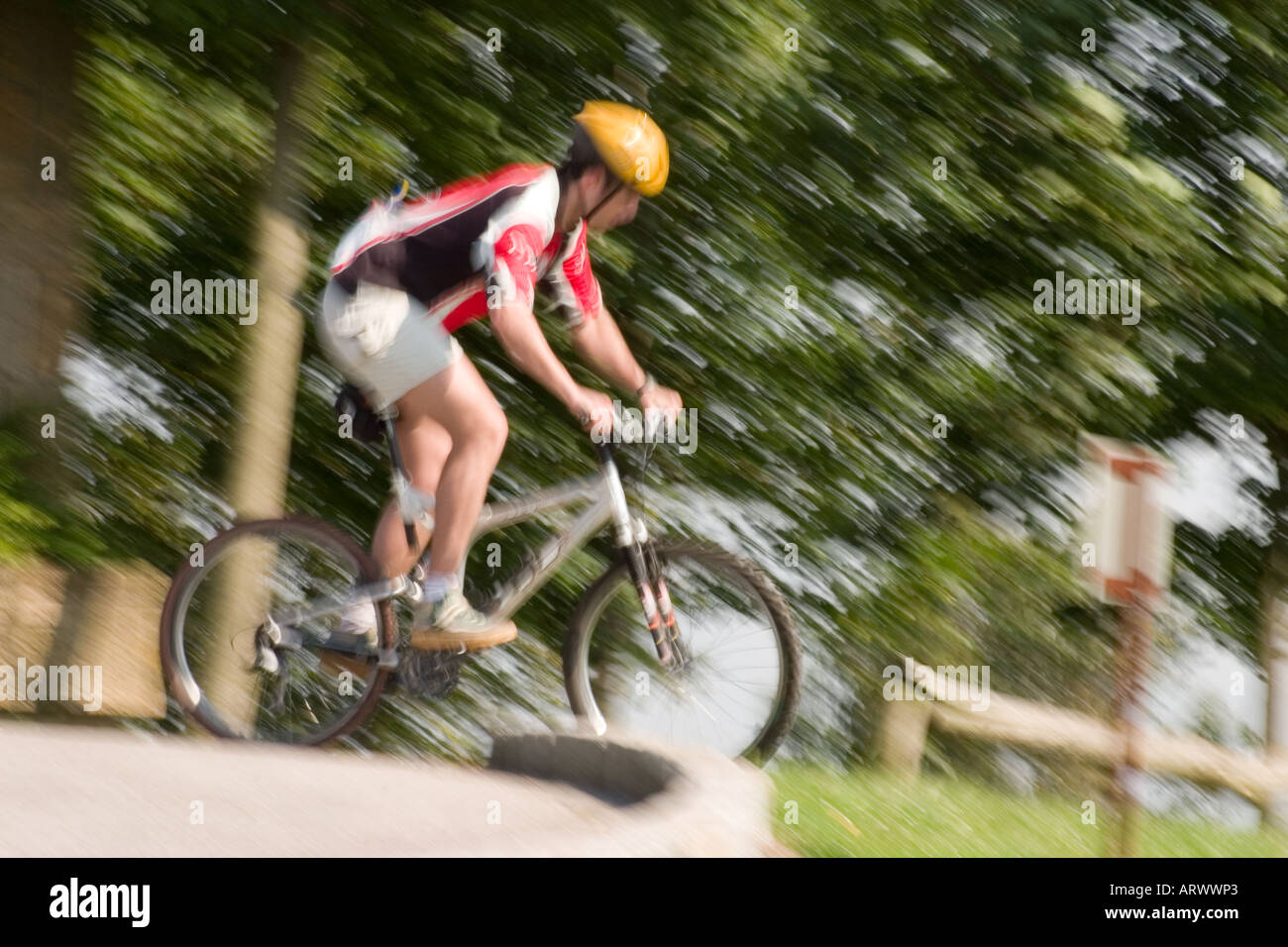 Down the slope Stock Photo - Alamy