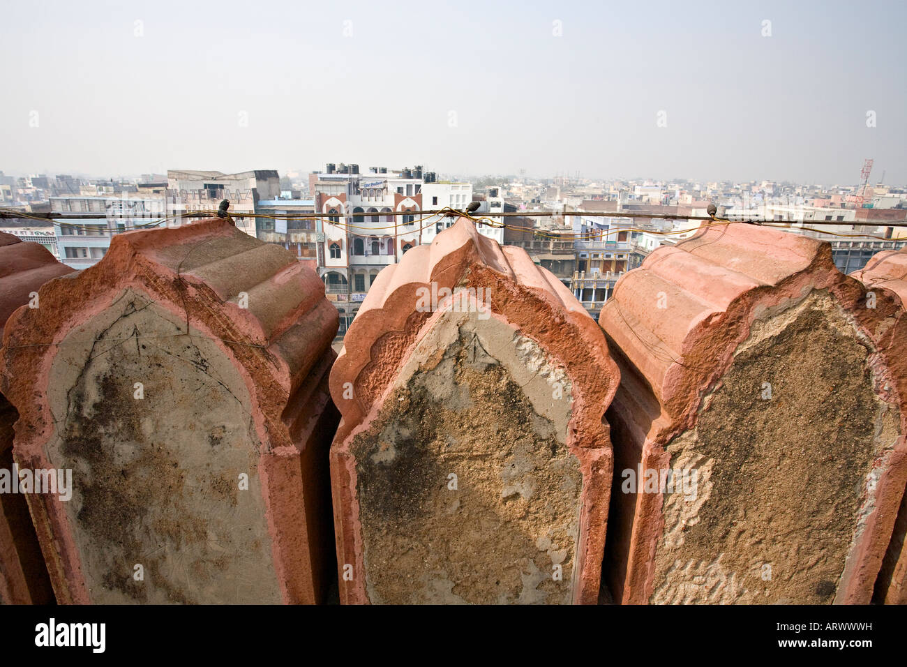 Wall of Jama Masjid Mosque, Old Delhi, India Stock Photo - Alamy