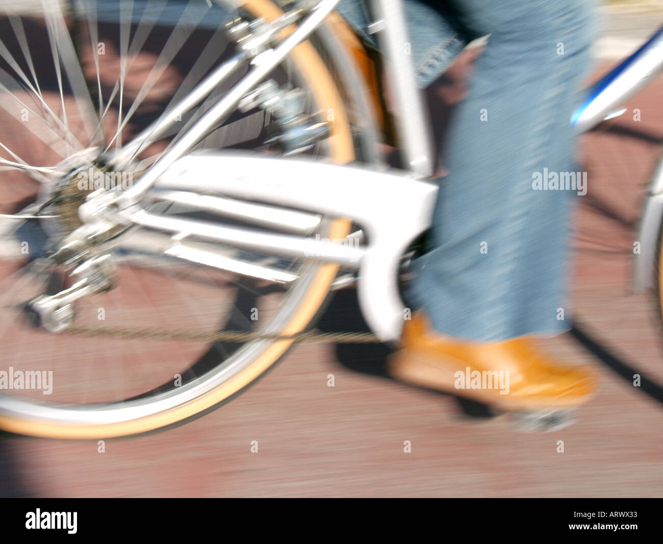 Detail cyclist pedalling hi-res stock photography and images - Alamy