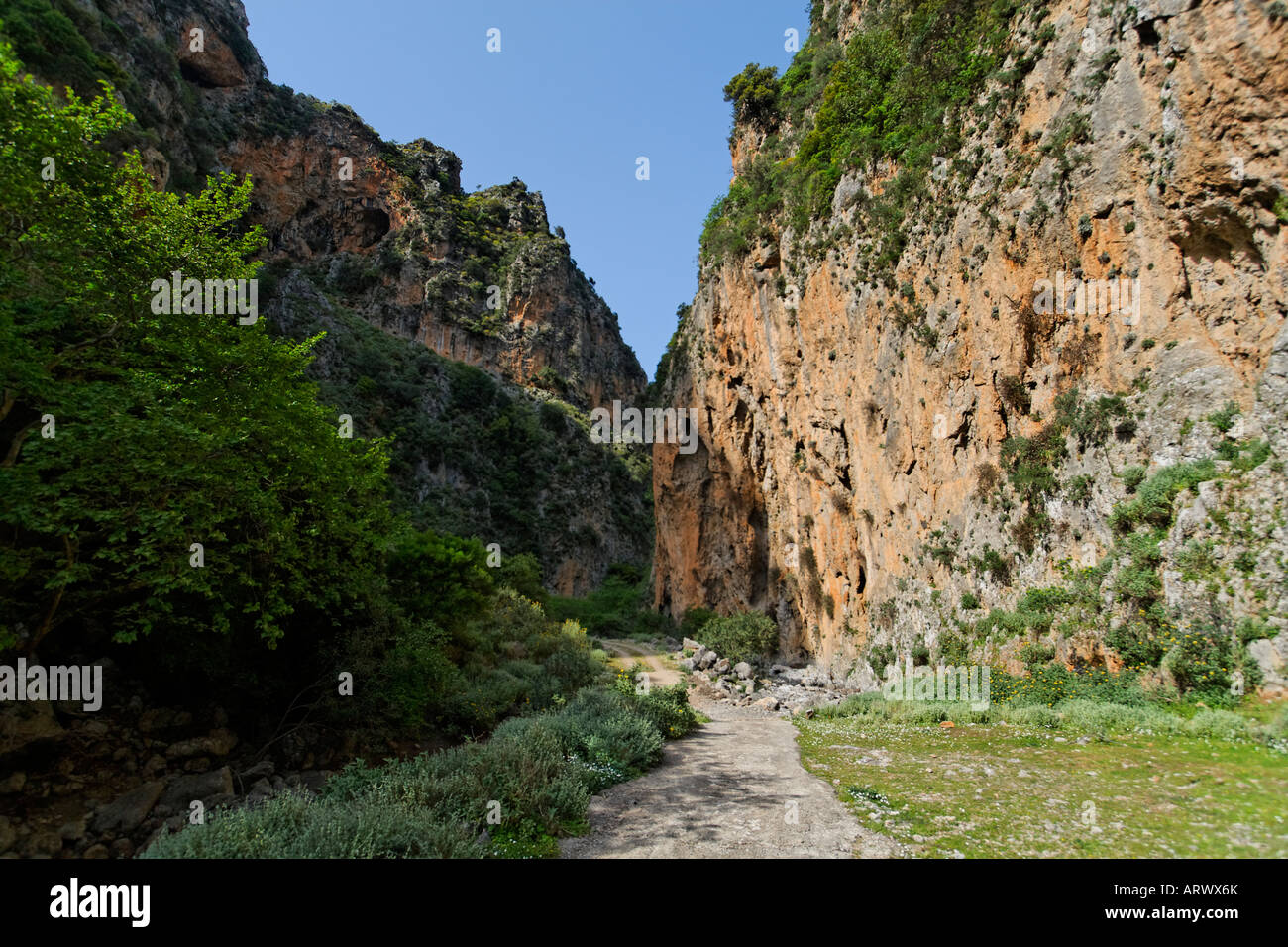 Deliana gorge, Crete, Greece Stock Photo - Alamy
