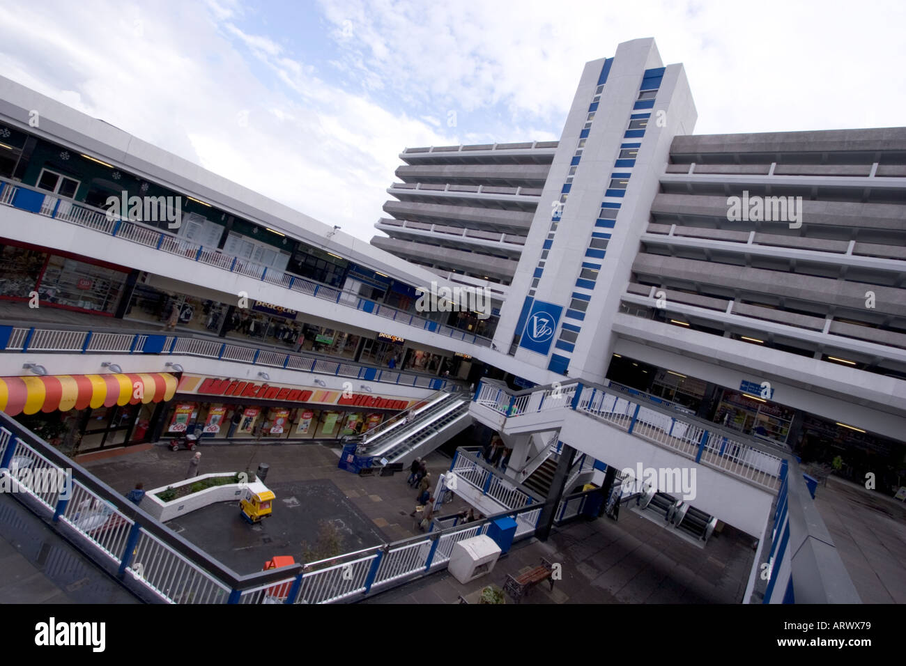 Victoria Plaza shopping plaza mall in Southend Essex, UK Stock Photo ...
