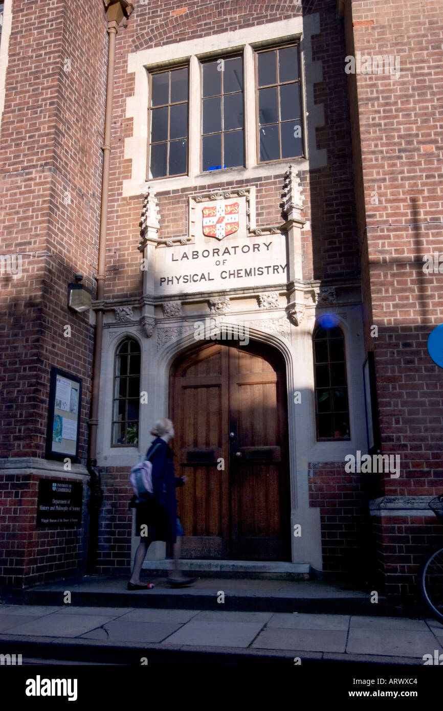 Laboratory of Physical Chemistry Cambridge Stock Photo - Alamy