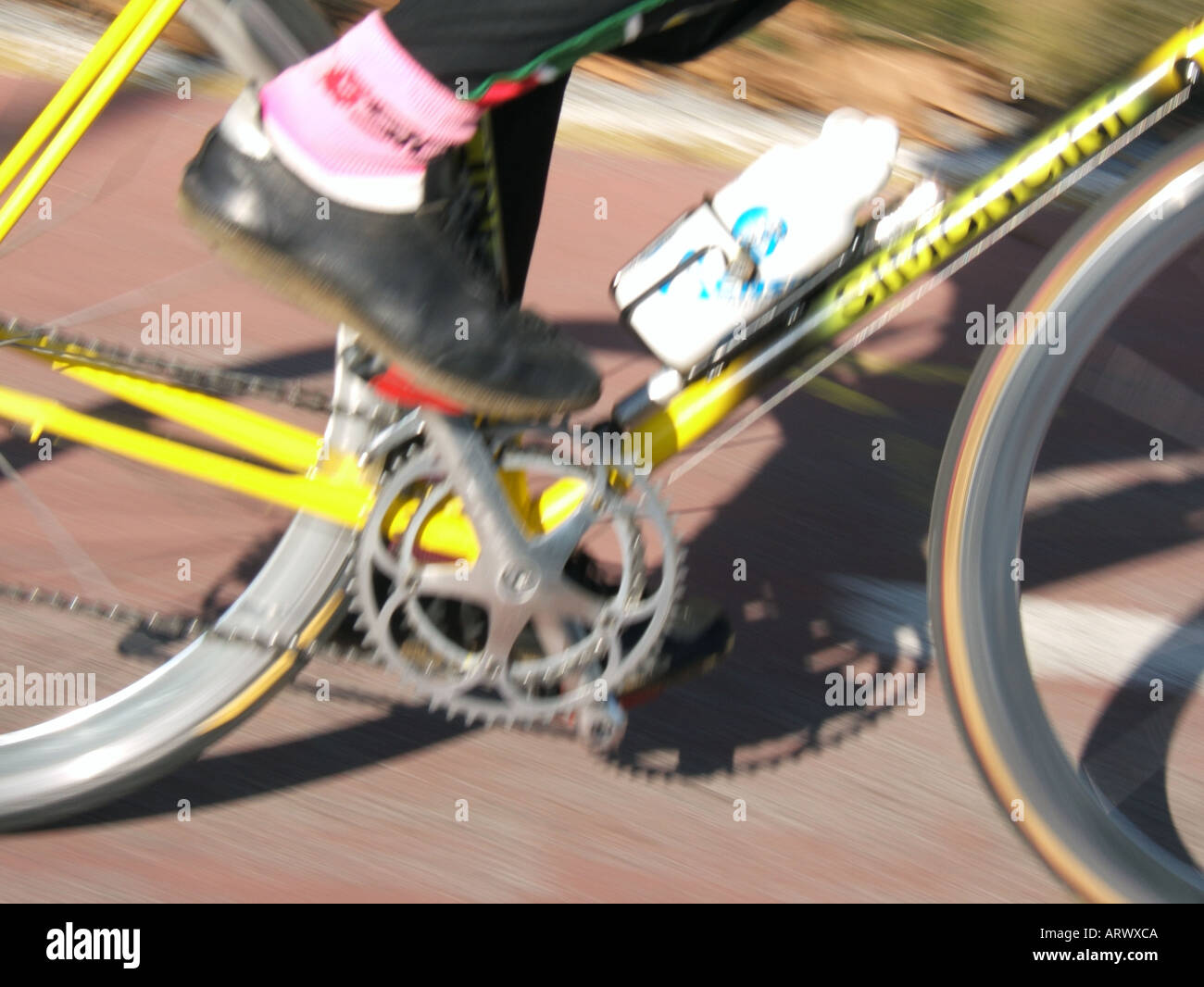 Detail cyclist pedalling hi-res stock photography and images - Alamy
