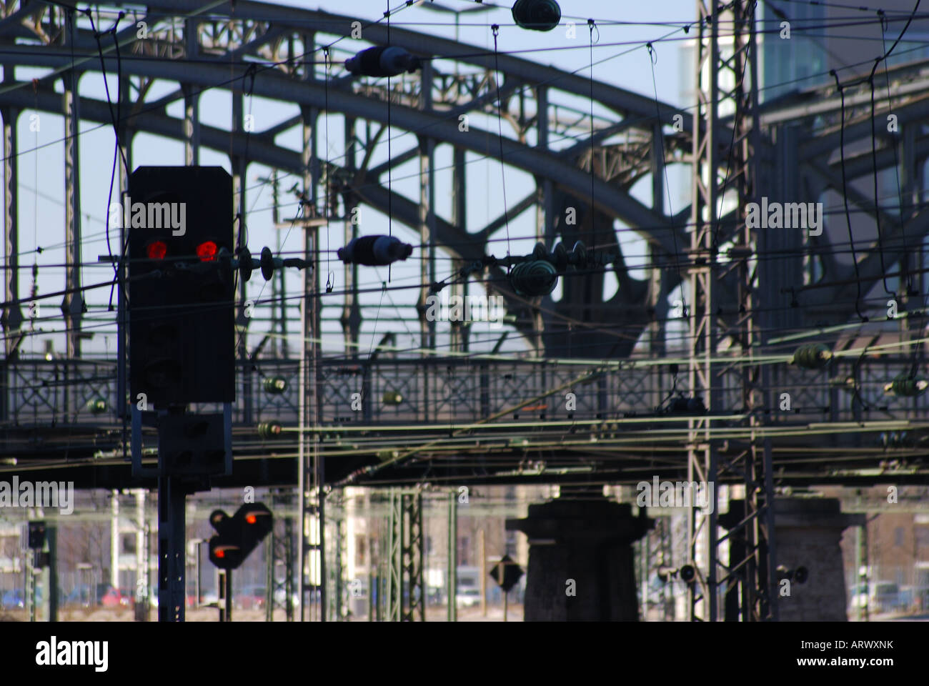 Hackerbruecke, Hackerbrücke, munich, bavaria, germany, railway, bridge ...