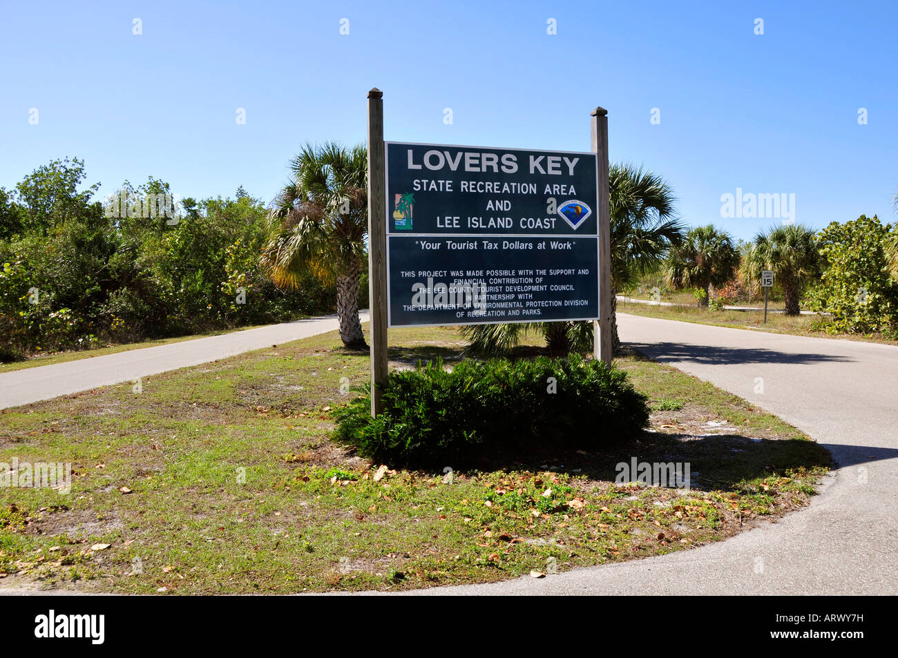 Lovers Key State Park Recreation Area Bonita Springs Florida Stock ...