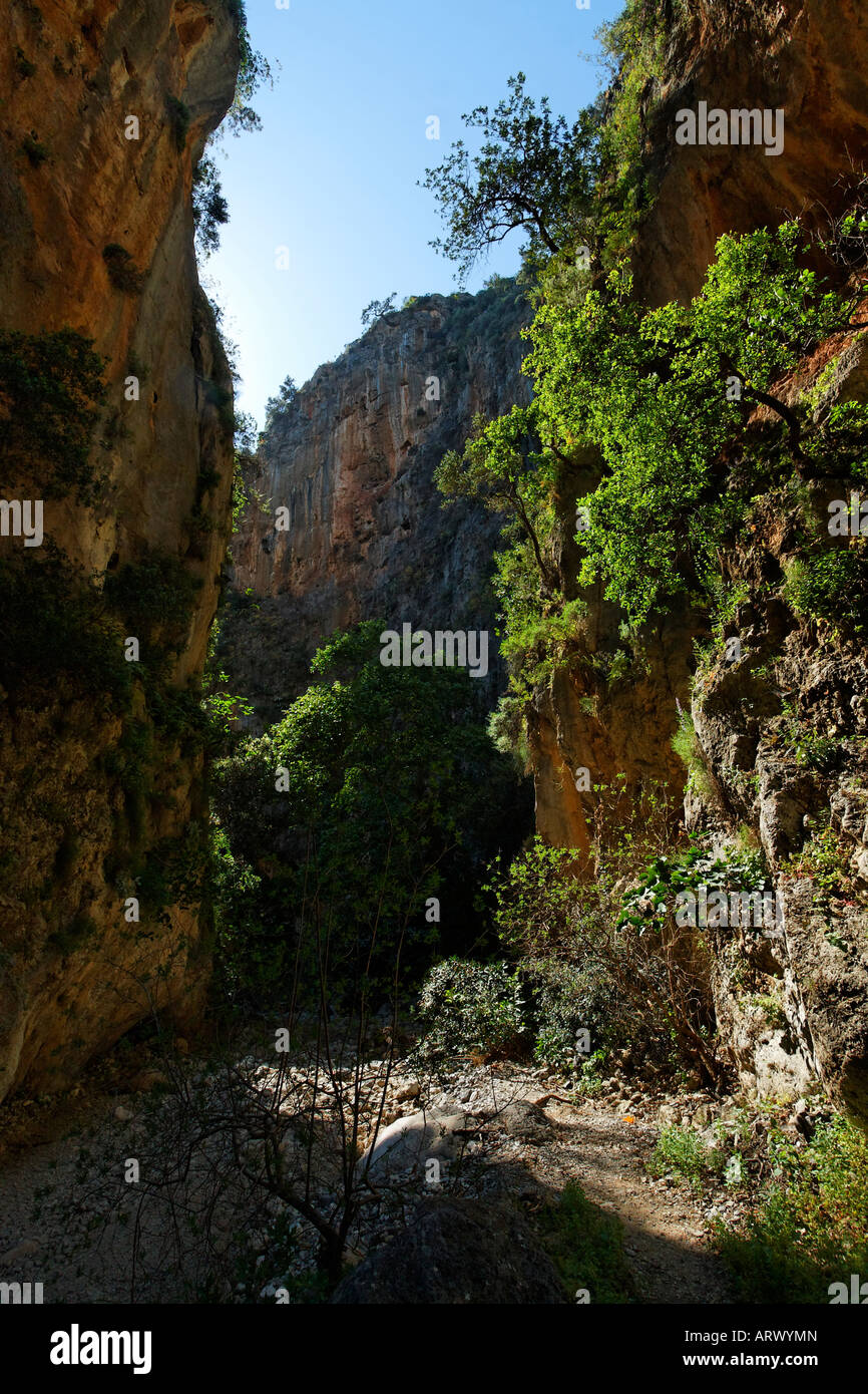 Irini Gorge, West Crete, Greek, Europe Stock Photo - Alamy