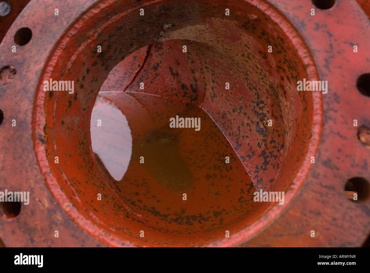 Rusted water pipeline Stock Photo - Alamy