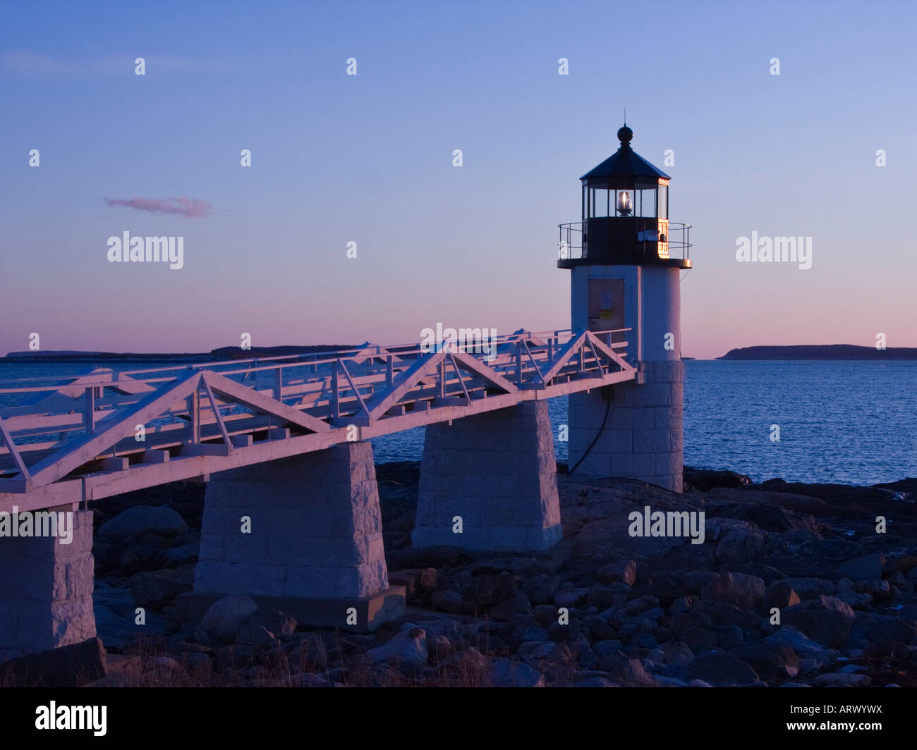 Marshall point lighthouse hi-res stock photography and images - Alamy
