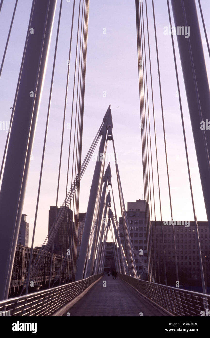 Contemporary Bridge Architecture London UK Stock Photo - Alamy