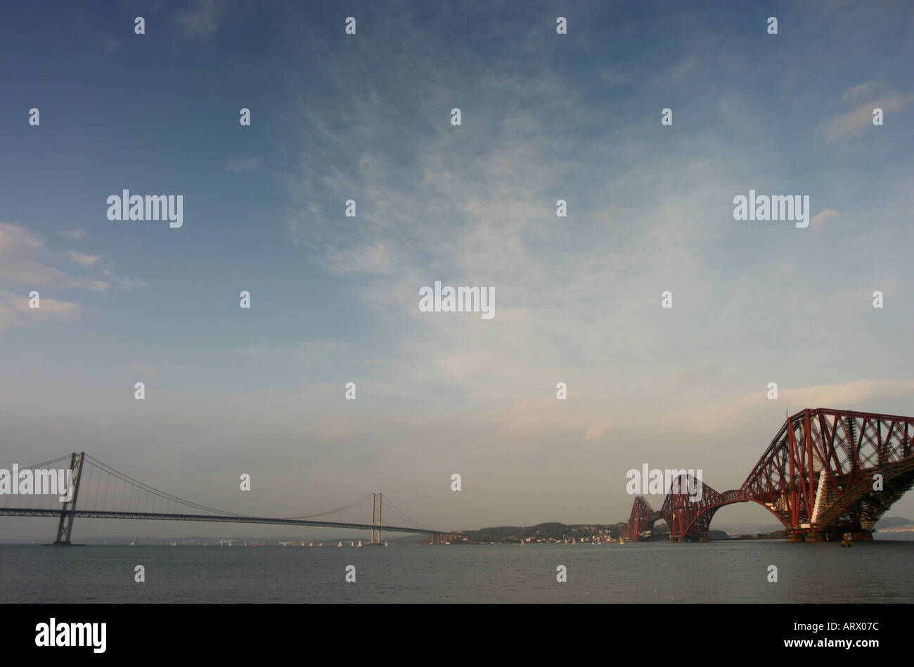 Forth bridges Scotland Stock Photo - Alamy
