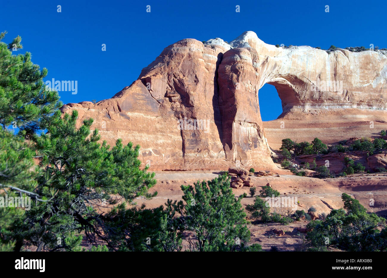 Wilson Arch near Moab Utah USA Stock Photo - Alamy